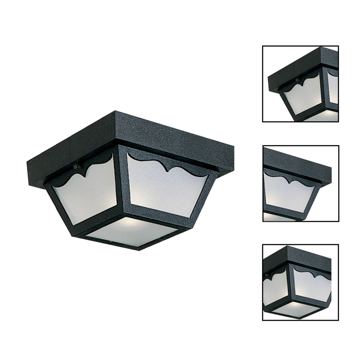 1 Light lights and fixtures black ceiling lighting polypropylene hall ...