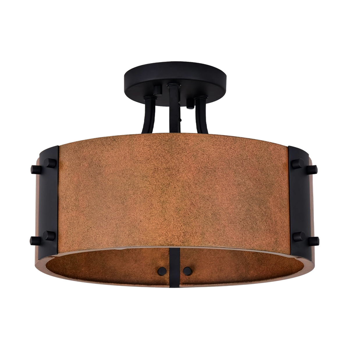 2 Light bulbs light rustic bronze light for kitchen metal ceiling ligh ...