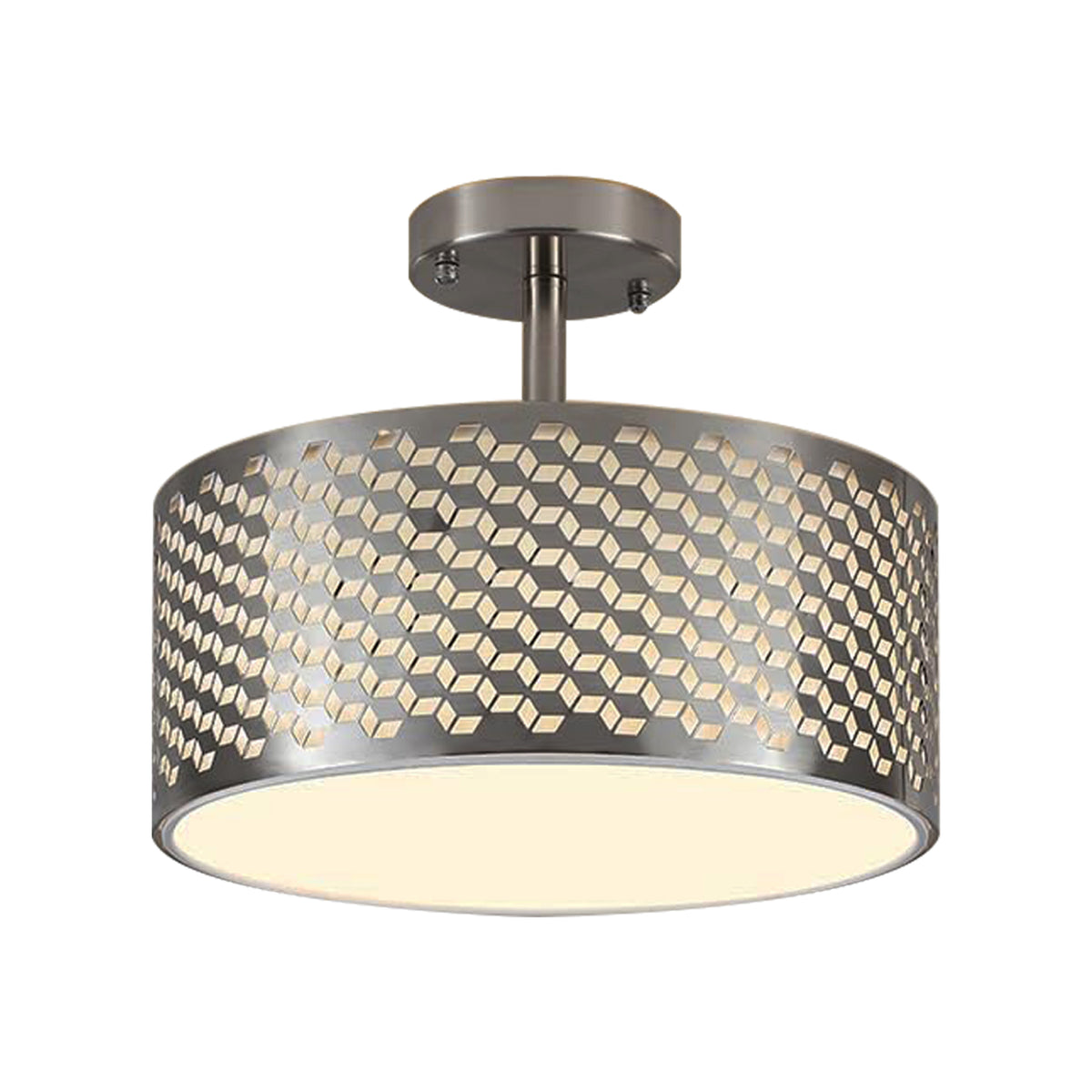 3 Bulb led light silver ceiling light metal dining light fixtures ...