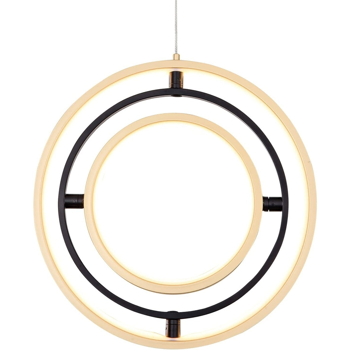 3 ring globe chandelier moder Led DIY hanging light fixture dining and ...