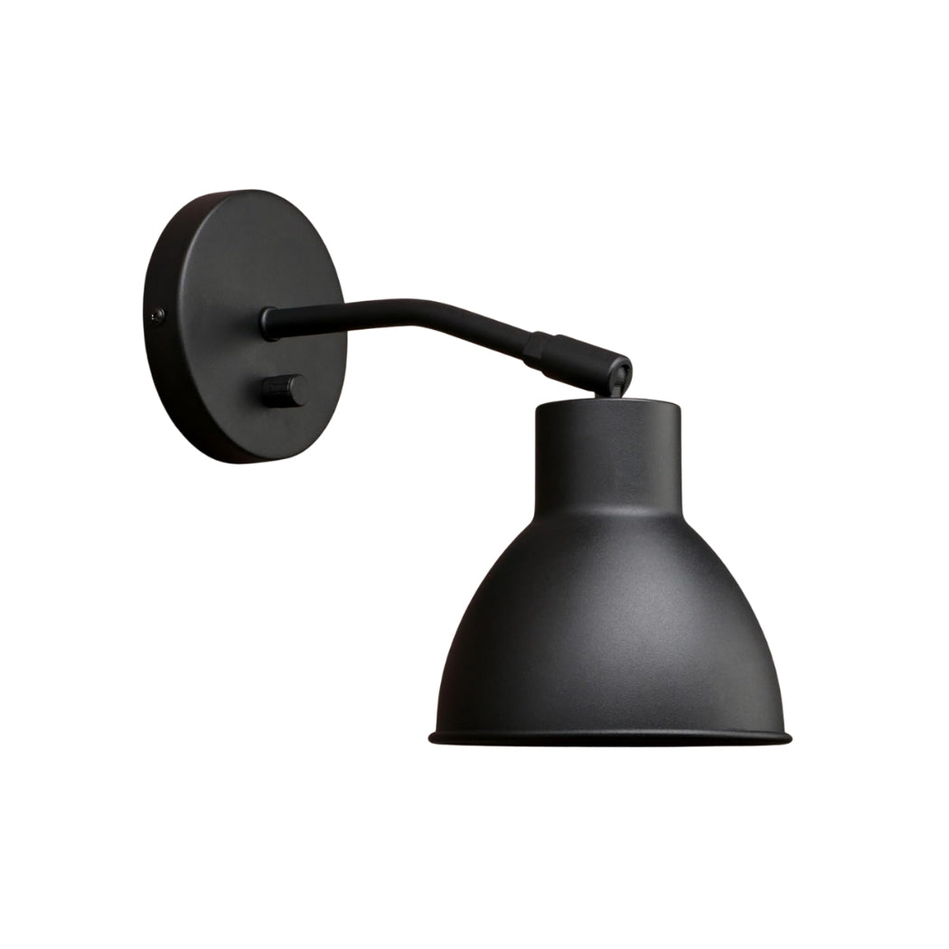 1 Light light bulb light black light fixture metal wall light ...