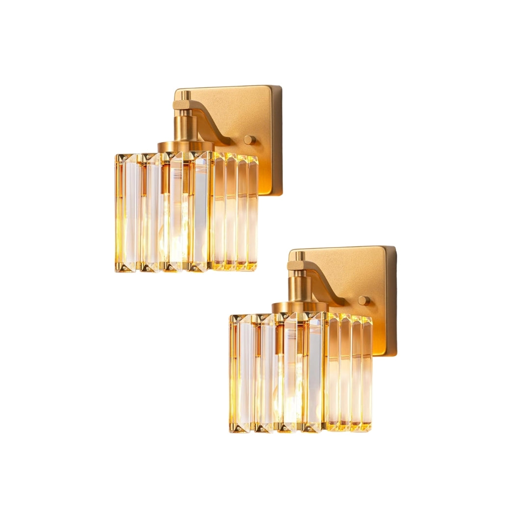 2 Pack light bulb gold lighting fixtures metal wall sconces – HIGHLIGHT USA
