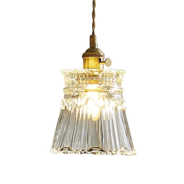 Unique design pendant light brass restaurants light glass, metal islan ...