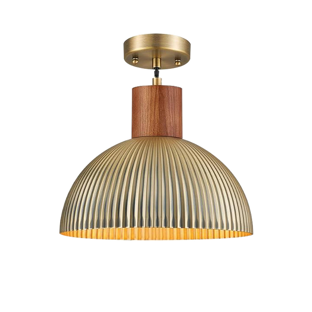 12” Hanging lamp brushed brass , gold pendant light brass metal kitche ...