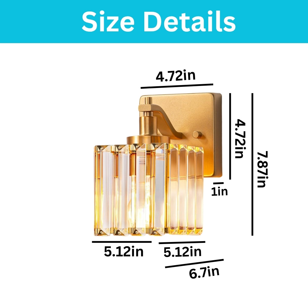 2 Pack light bulb gold lighting fixtures metal wall sconces – HIGHLIGHT USA
