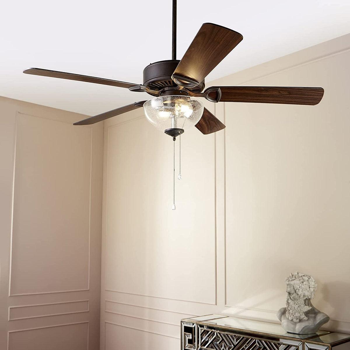 LED ceiling light kits glass ceiling lamp with bronze finish ...