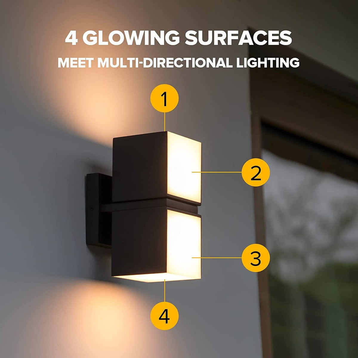 Moder cuba LED wall light porch wall lighting fixtures home wall lante ...