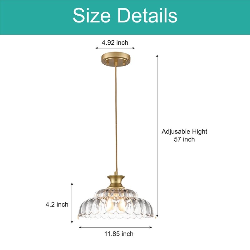 Vintage light fixture gold bedroom light glass,metal kitchen pendant l ...