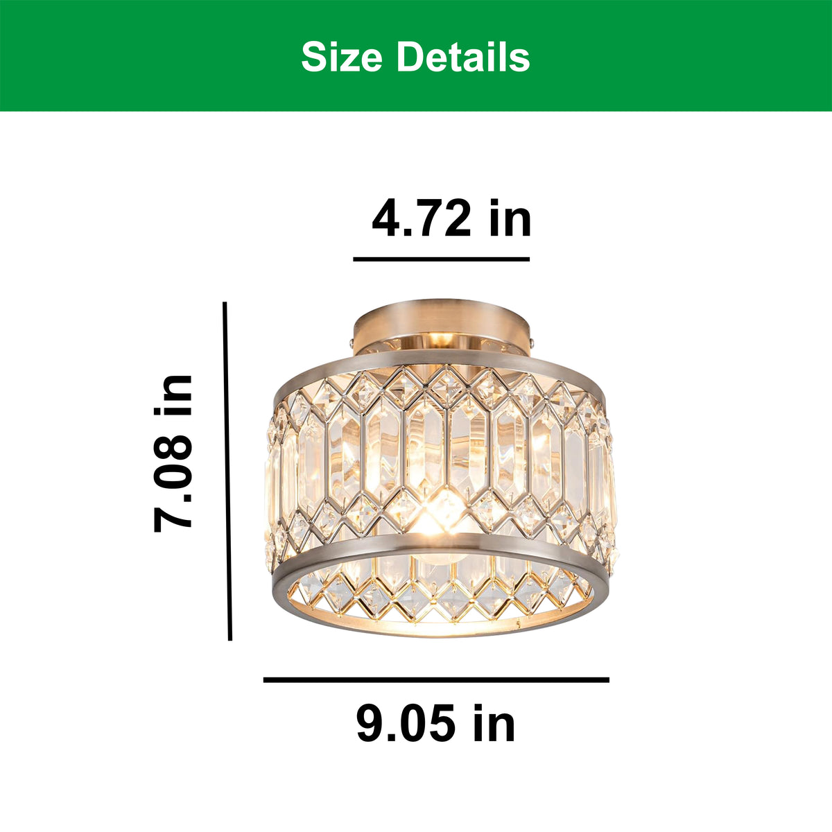 Modern light fixture silver ceiling lighting silver living room light ...