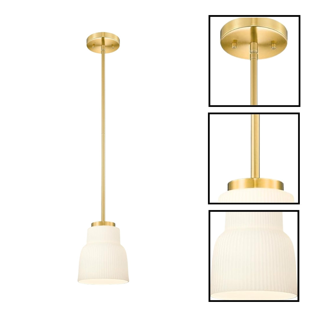 E26 Socket bulb lights gold, milk glass bathroom light glass, metal pe ...
