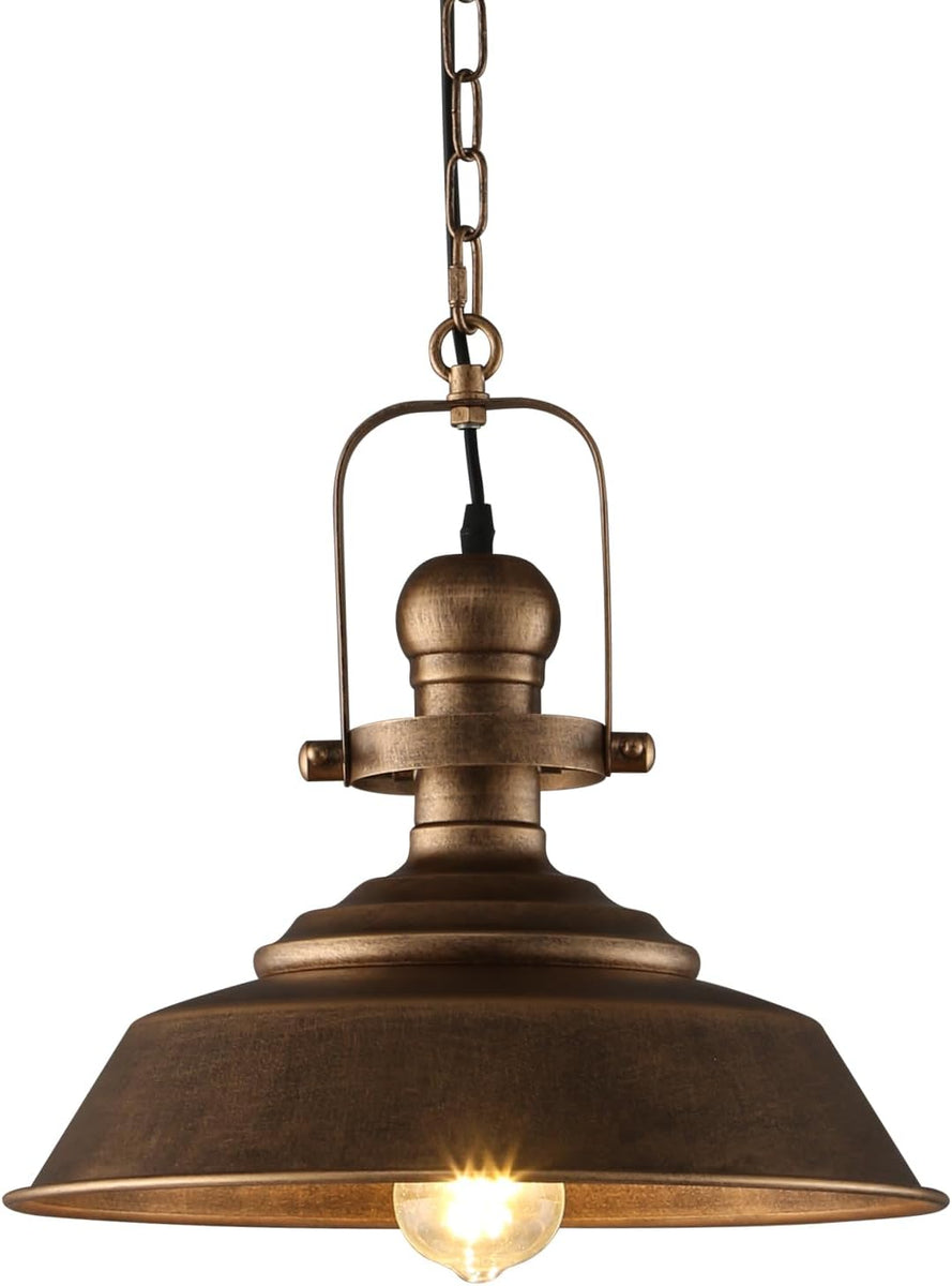 14.2 Inch dome porch light bronze pendant light metal hallway light ...