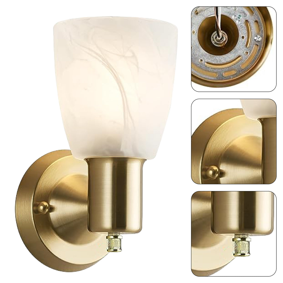 Antique lights and bulbs Gold wall lights Metal wall sconces lights – CY