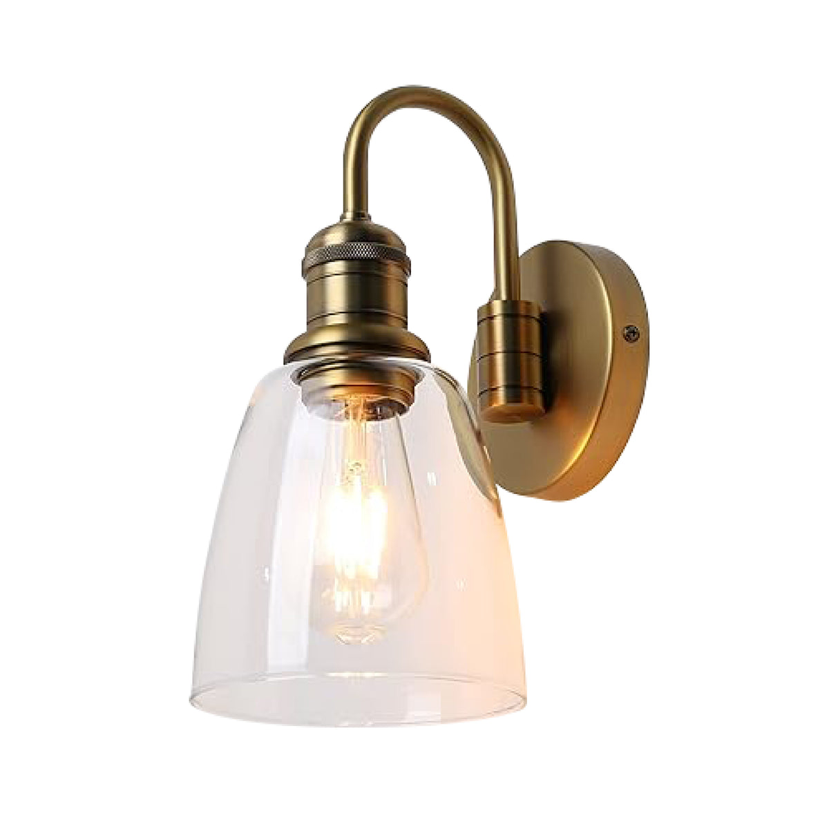 1-Light kitchen light Antique vanity light Glass light on the wall – CY