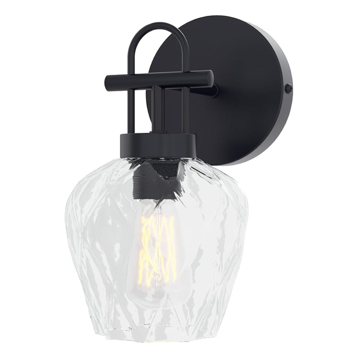 1-Light wall mounted light Black led wall light Metal wall light fixtu ...